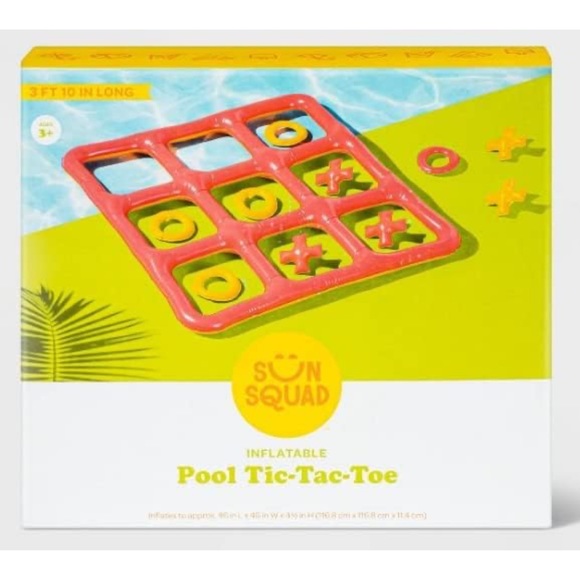 Sun Squad | Other | 42 Sun Squad Inflatable Pool Tic Tac Toe Toy 46 X ...